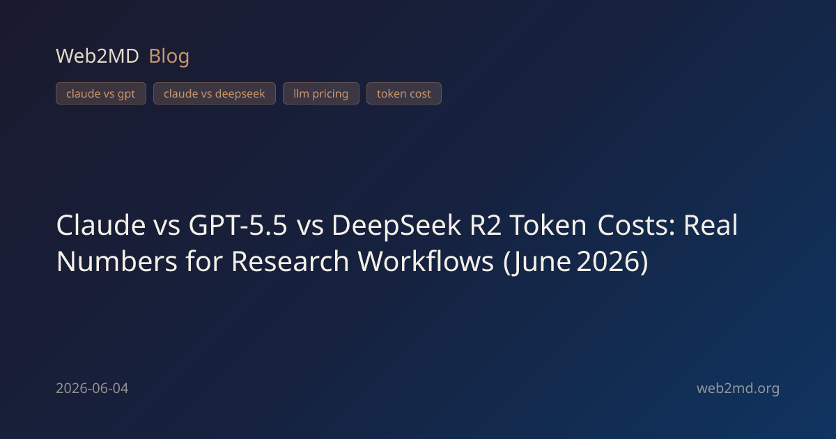 Claude vs GPT-5.5 vs DeepSeek R2 Token Costs: Real Numbers for Research ...